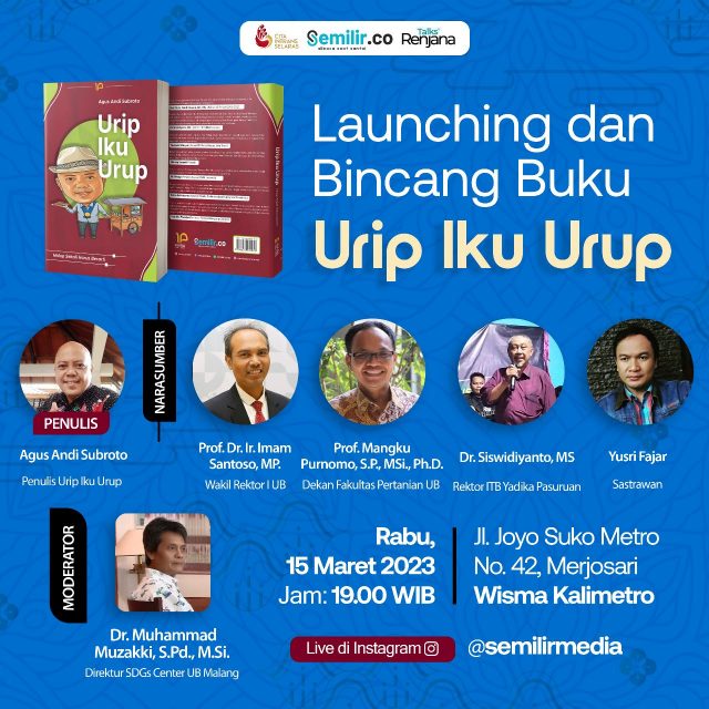 Launching dan Bincang Buku “Urip Iku Urup” - Semilir
